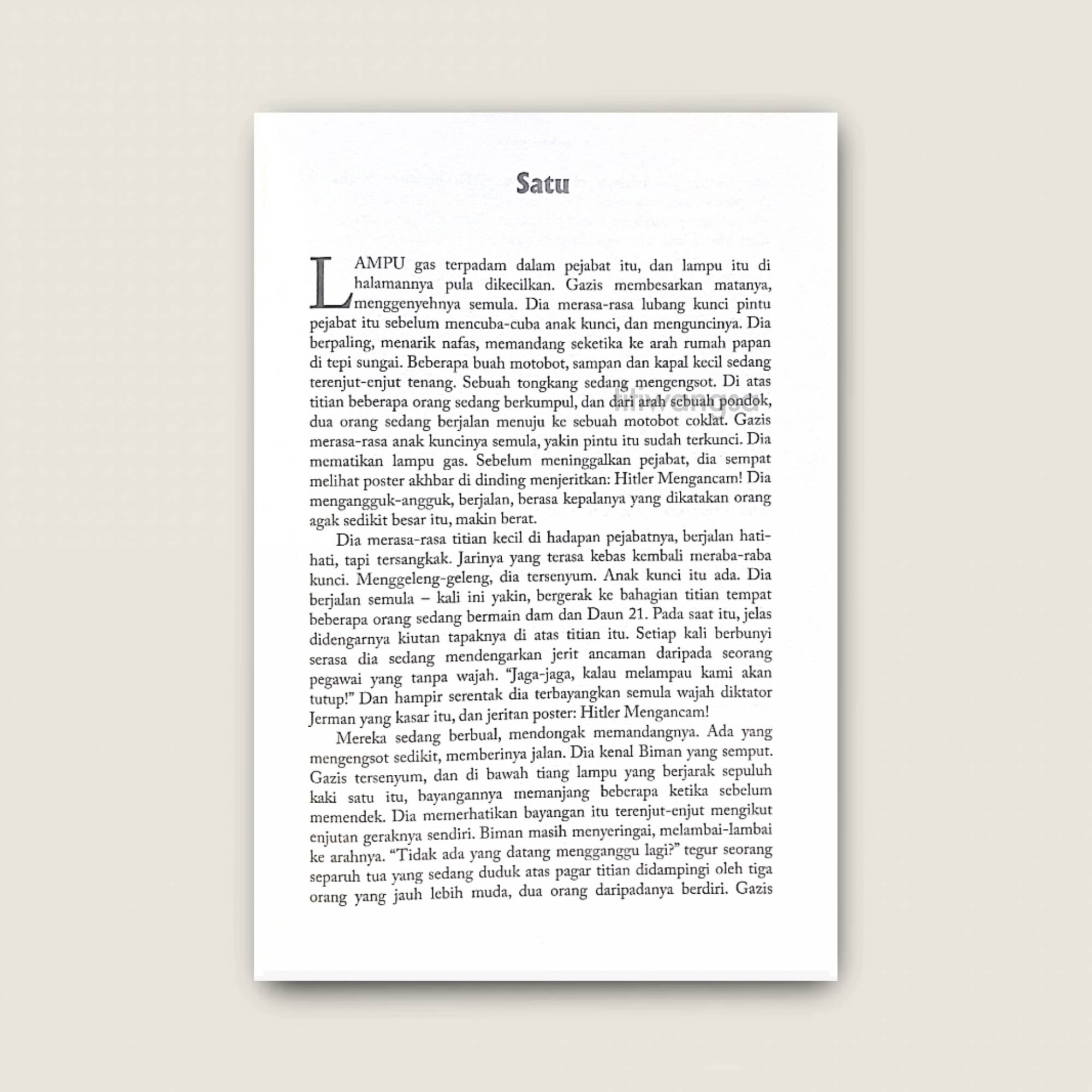 A. SAMAD SAID, Hujan Pagi | Fiksyen (HSP)