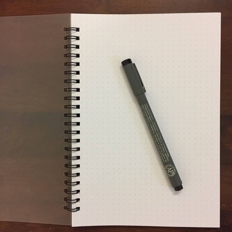 Buku Nota / Notebook (minimalist) | A5 B5 | Line Dotted Grid | 80 helai ...