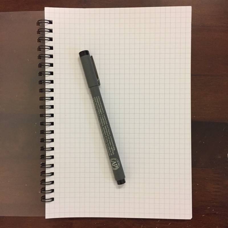 Buku Nota / Notebook (minimalist) | A5 B5 | Line Dotted Grid | 80 helai ...