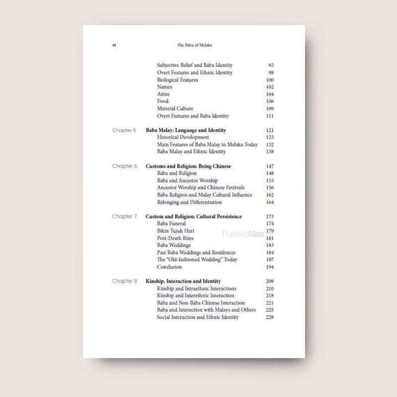 The Baba of Melaka: Culture and Identity of a Chinese Peranakan ...