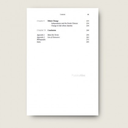 TAN CHEE BENG The Baba of Melaka : Culture and Identity of a Chinese ...