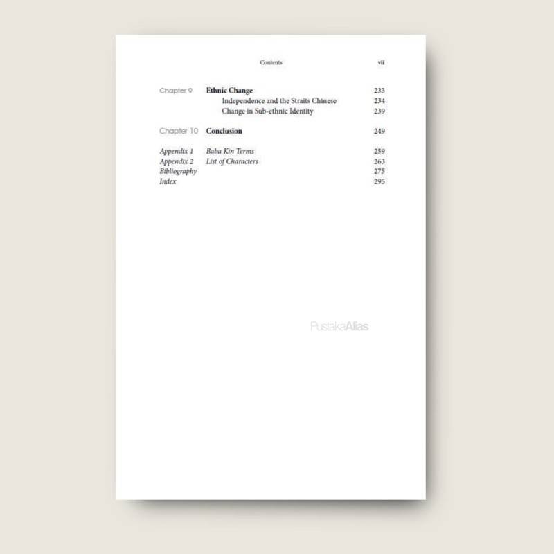 TAN CHEE BENG The Baba of Melaka : Culture and Identity of a Chinese ...