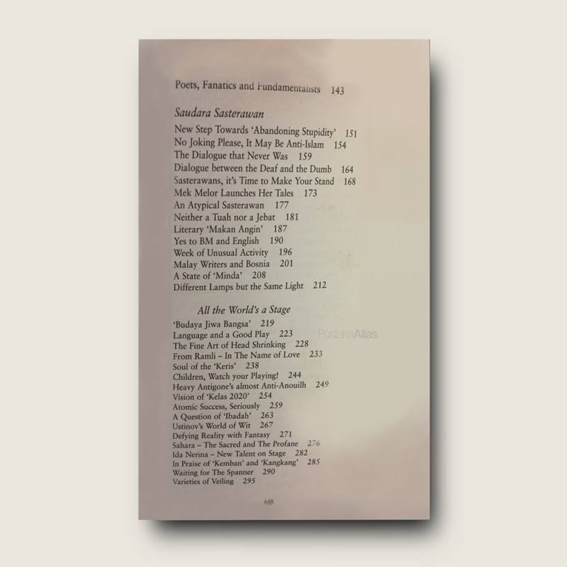 SALLEH BEN JONED Nothing Is Sacred (Maya)