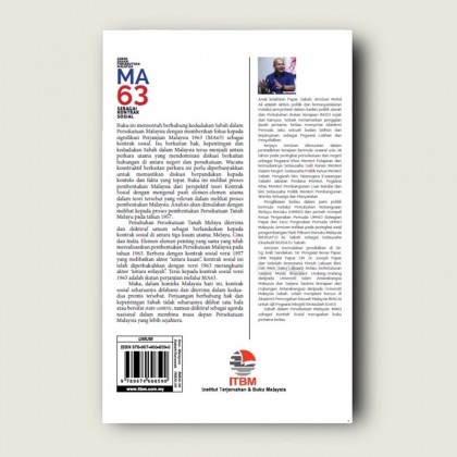 ARMIZAN MOHD ALI Sabah Dalam Persekutuan Malaysia MA63 Sebagai Kontrak Sosial (ITBM)