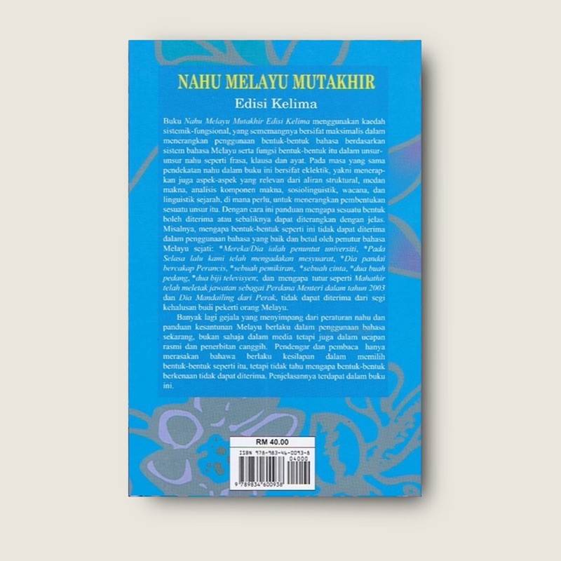 Nahu Melayu Mutakhir by Asmah Haji Omar - Riwayat