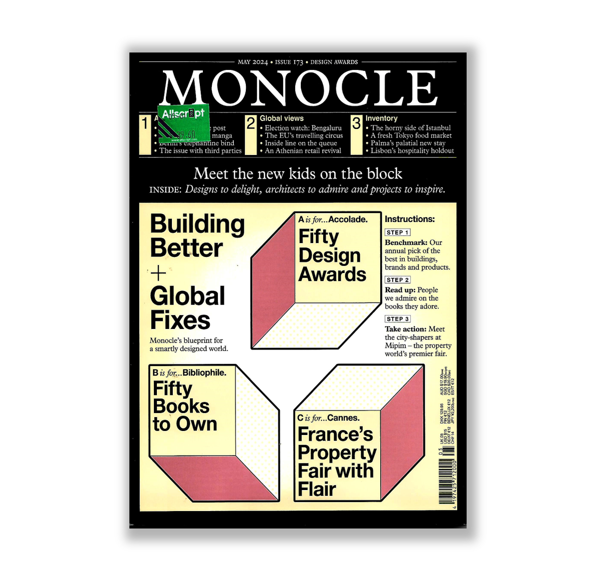 Monocle (May 2024 Issue 173, Design Awards) - Riwayat