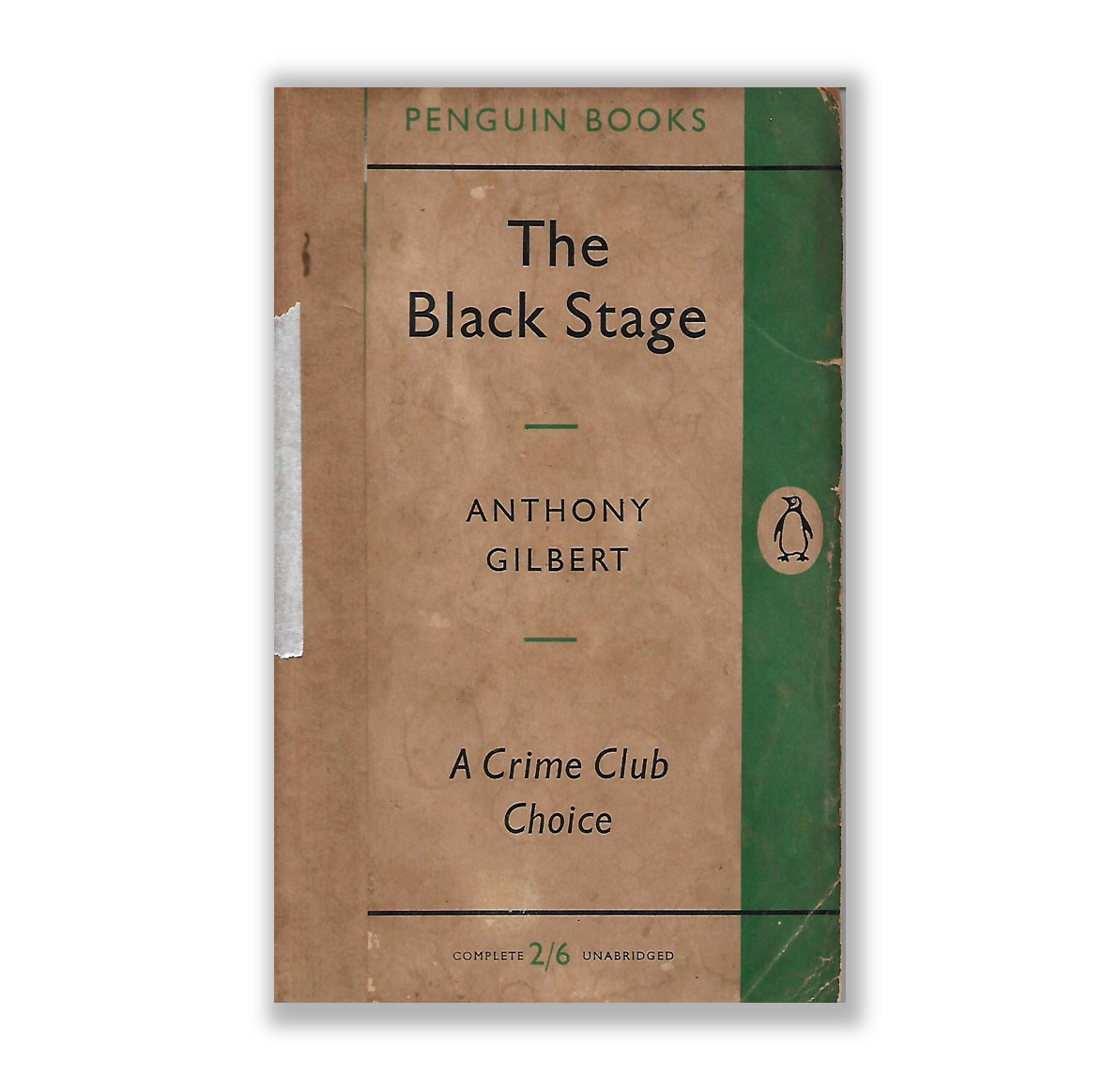 The Black Stage by Anthony Gilbert - Riwayat
