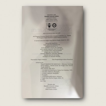 SALINAH JAAFAR et al. Biografi Akademik Nik Safiah Karim : Menyusur ...