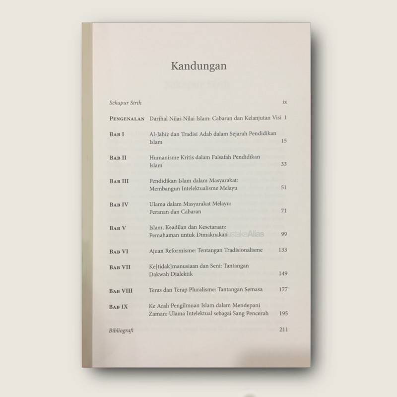 AZHAR IBRAHIM Memikir-ulang Tradisi Untuk Pembaharuan (SIRD)