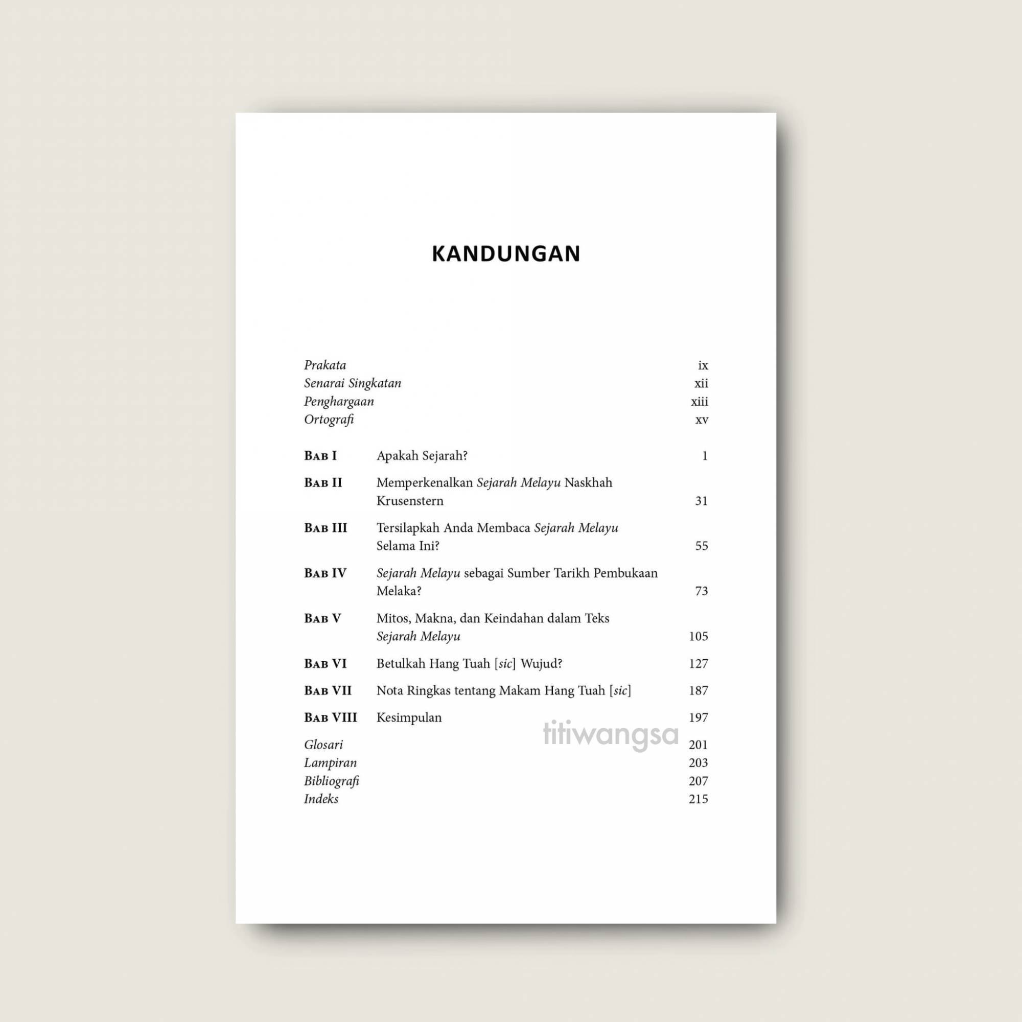 Antara Sejarah dan Mitos: Sejarah Melayu & Hang Tuah dalam ...