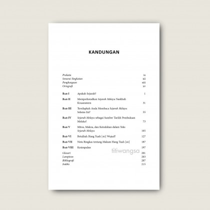 Antara Sejarah dan Mitos: Sejarah Melayu & Hang Tuah dalam ...