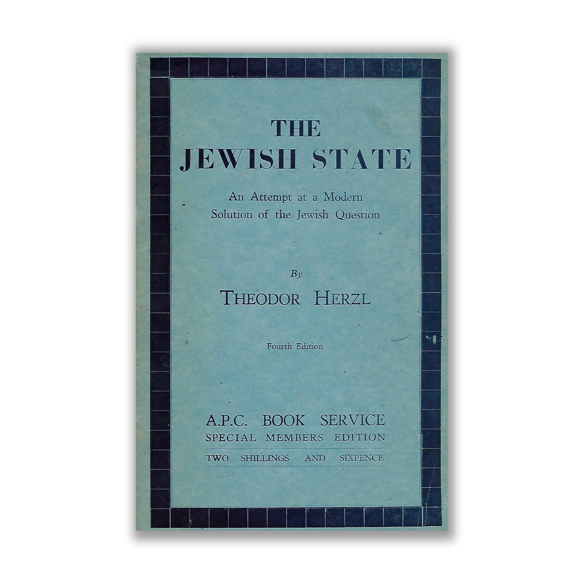 The Jewish State by THEODOR HERZL - Riwayat