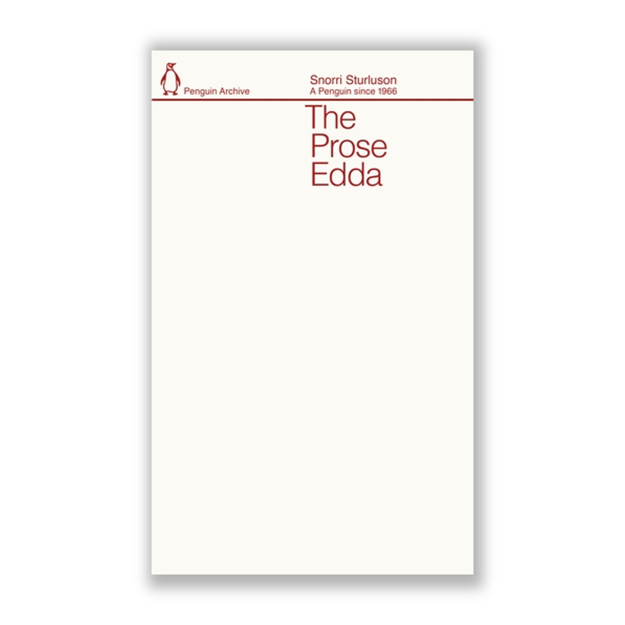 The Prose Edda by Snorri Sturluson - Riwayat